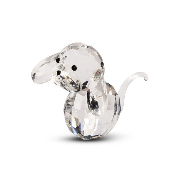 Crystal Dog and Puppy Figurines | AllThingsCrystal.com