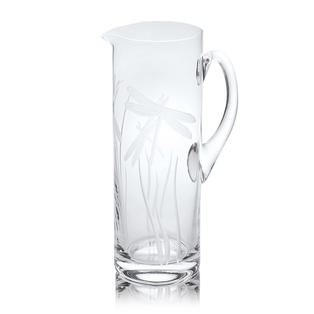 Rolf Glass Dragonfly Glass Pitcher 35 oz. | AllThingsCrystal.com